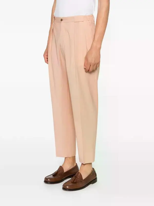 BRIGLIA 1949 Pleated Trousers - Orange