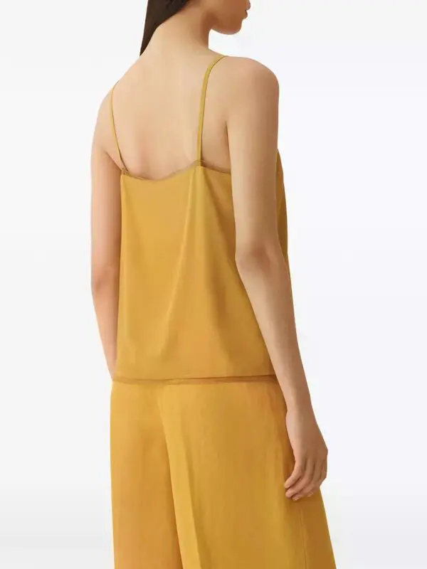 Fabiana Filippi V-neck Camisole Top - Yellow