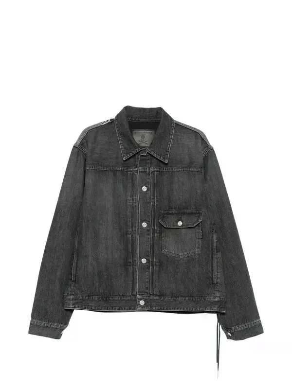 MASTERMIND WORLD Cotton Denim Jacket - Grey