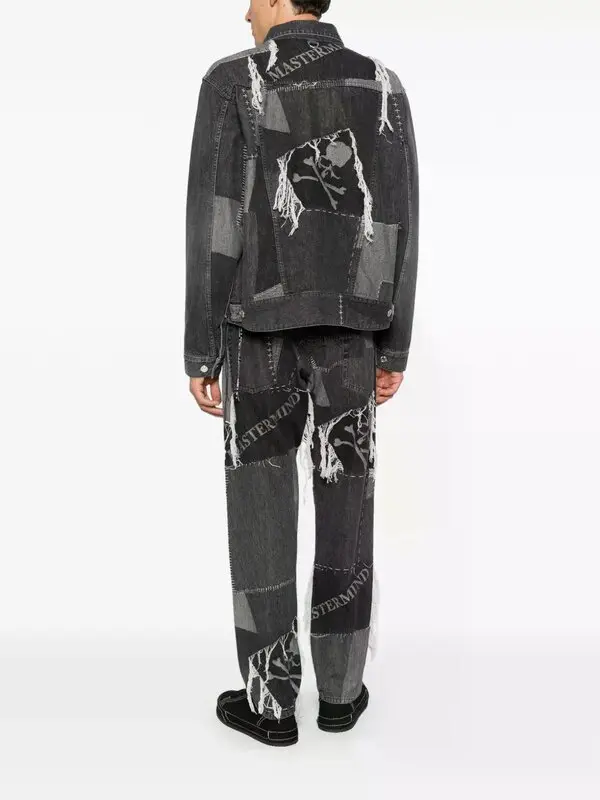 MASTERMIND WORLD Cotton Denim Jacket - Grey