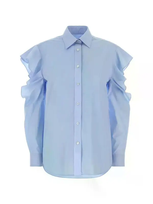 Moschino Ruffled Shirt - Blue