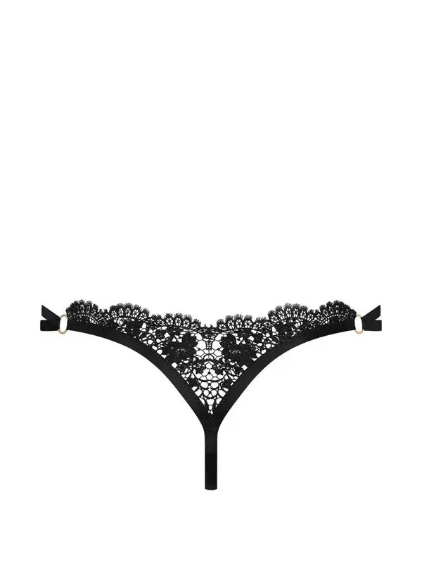 MAISON CLOSE Lace Briefs - Black