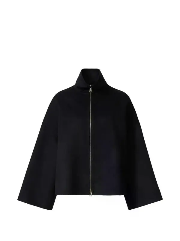 Fabiana Filippi Funnel-neck Zip Jacket - Black