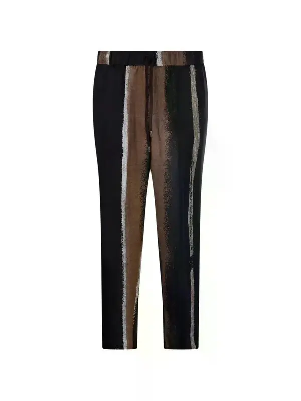 COSTUMEIN Striped Trousers - Black