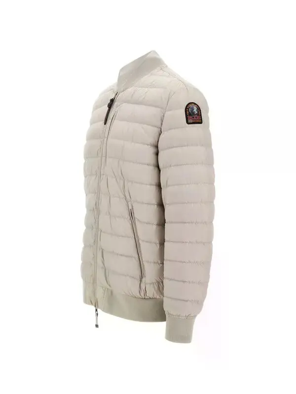 PARAJUMPERS Breving Ribbed Bomber Jacket - Neutrals