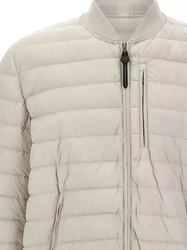PARAJUMPERS Breving Ribbed Bomber Jacket - Neutrals