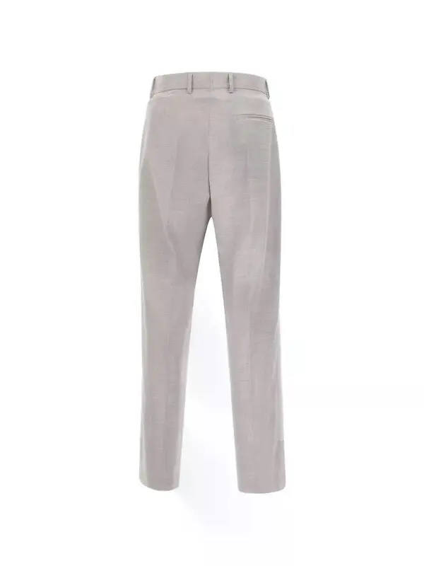 MAISON MARGIELA Tailored Trousers With Hidden Placket - Grey