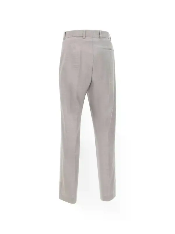 MAISON MARGIELA Tailored Trousers With Hidden Placket - Grey