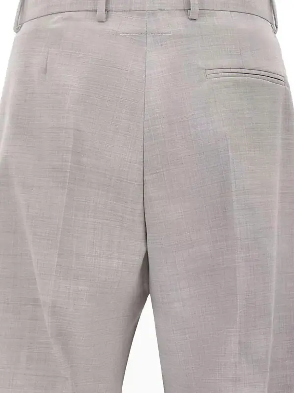 MAISON MARGIELA Tailored Trousers With Hidden Placket - Grey