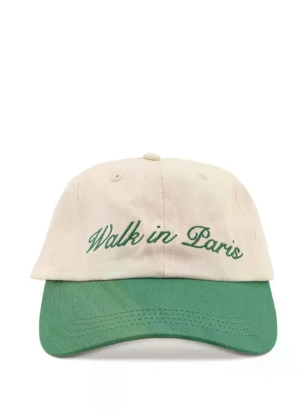 WALK IN PARIS Embroidery Baseball Cap - Neutrals