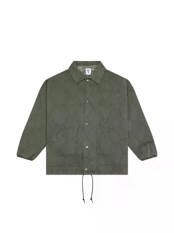 SOUTH2 WEST8 Skull-quilted Herringbone Jacket