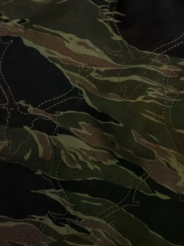 SOUTH2 WEST8 Skull-quilted Camouflage Trousers
