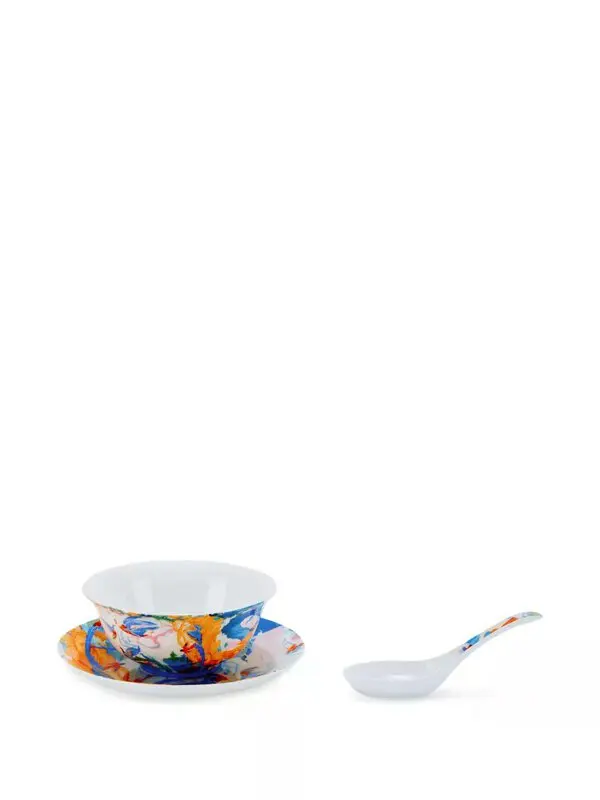 Shanghai Tang X Jacky Tsai Fine Bone China Bowl Set - Blue