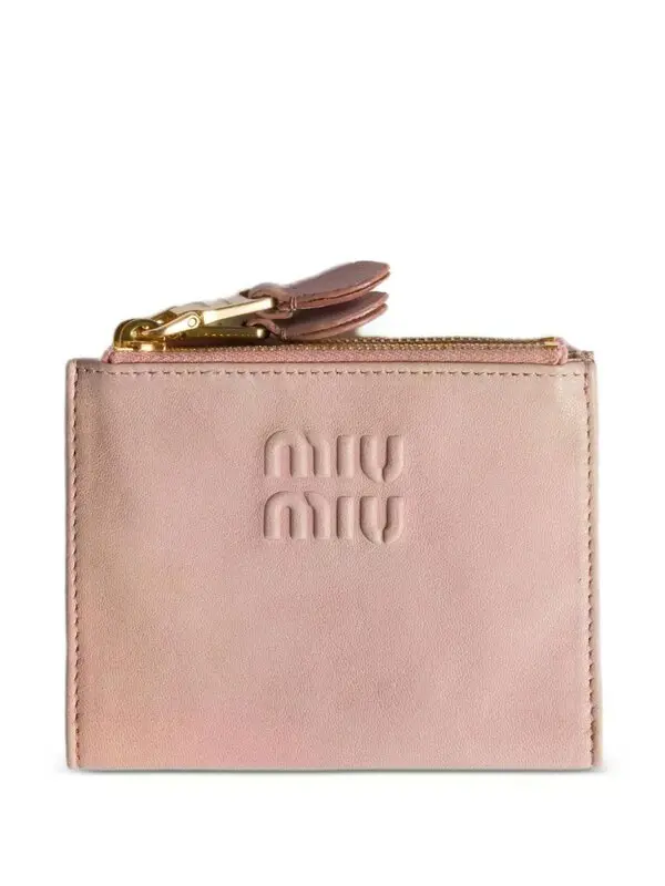 Miu Miu Small Nappa Leather Wallet - Pink