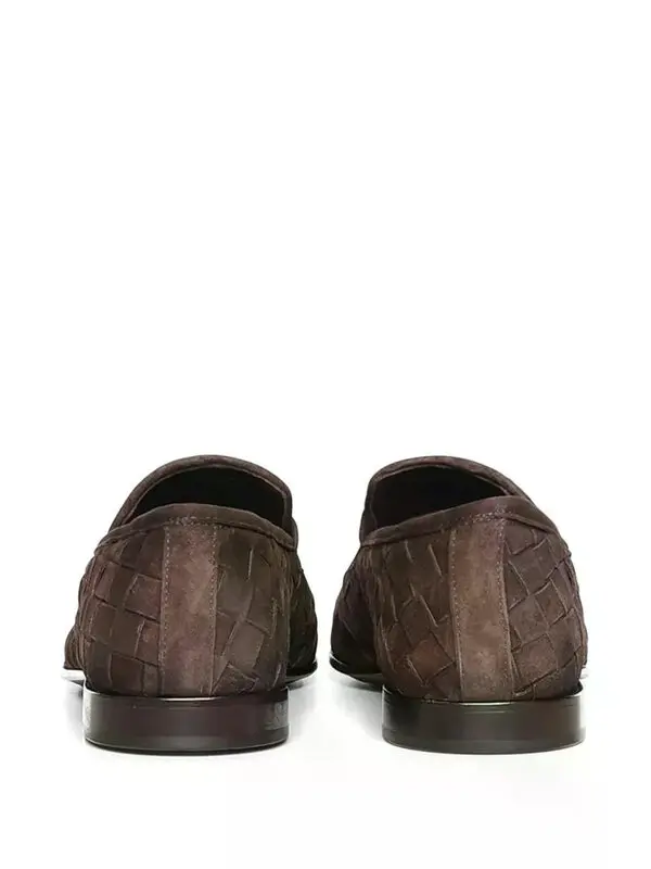 John Galliano Suede Loafers - Brown