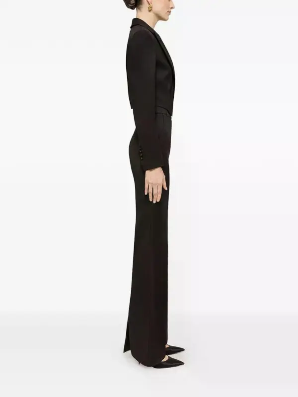 NISSA Cropped Blazer - Black
