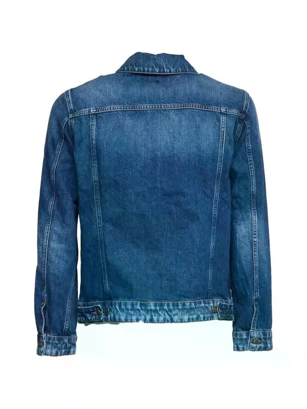 DONDUP Buttoned Denim Jacket With Flap Pockets