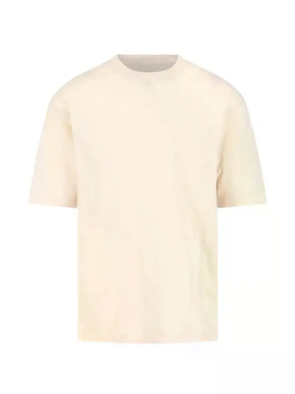 WHITE SAND Crew-neck T-shirt - Neutrals