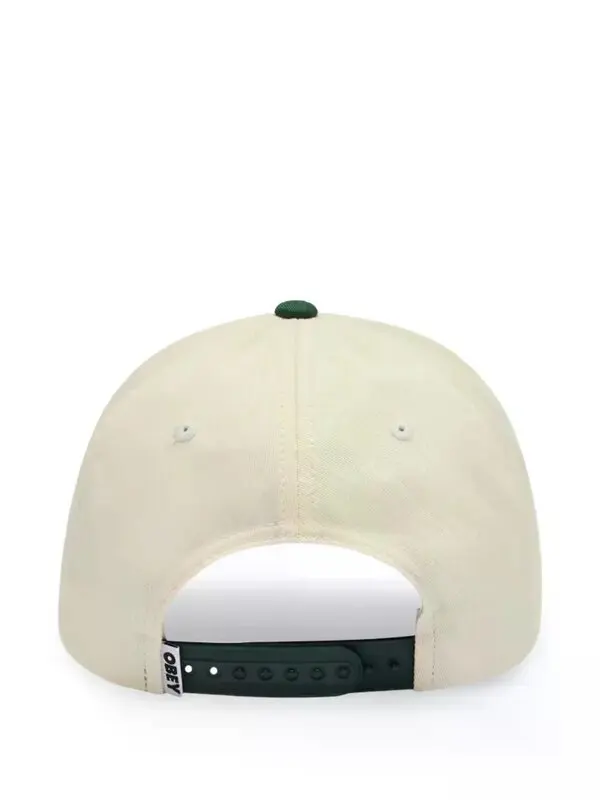 Obey Logo-embroidered Baseball Cap - Neutrals