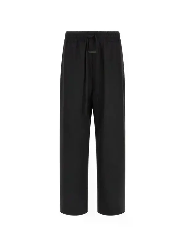 Fear Of God Ripstop Leather Patch Trousers - Black