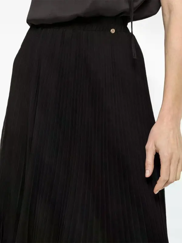 NISSA Pleated Midi Skirt