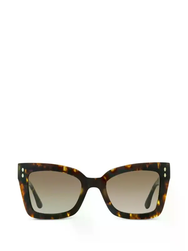 Isabel Marant 103/s Geometric-frame Sunglasses - Brown
