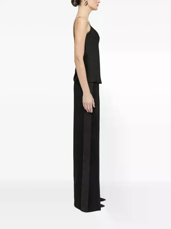 NISSA Tulle Insert Top - Black