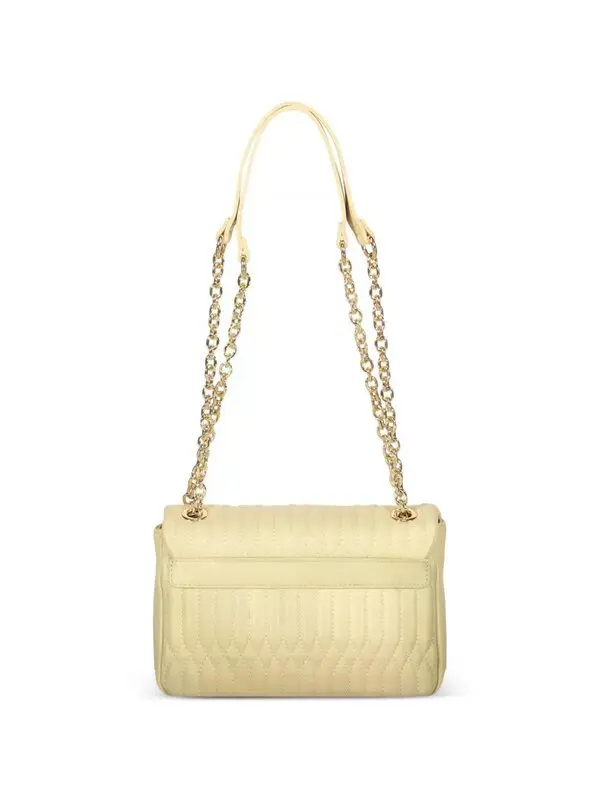 Moschino Quilted Chain Shoulder Bag - Neutrals