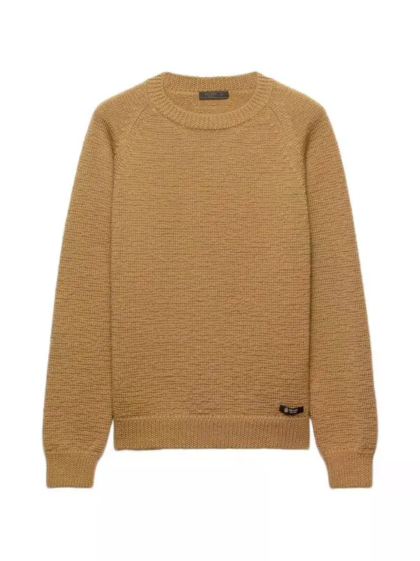 Prada Wool Crew-neck Sweater - Brown