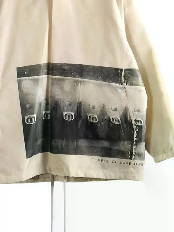 Rick Owens Temple Tour Hooded Jacket - Neutrals