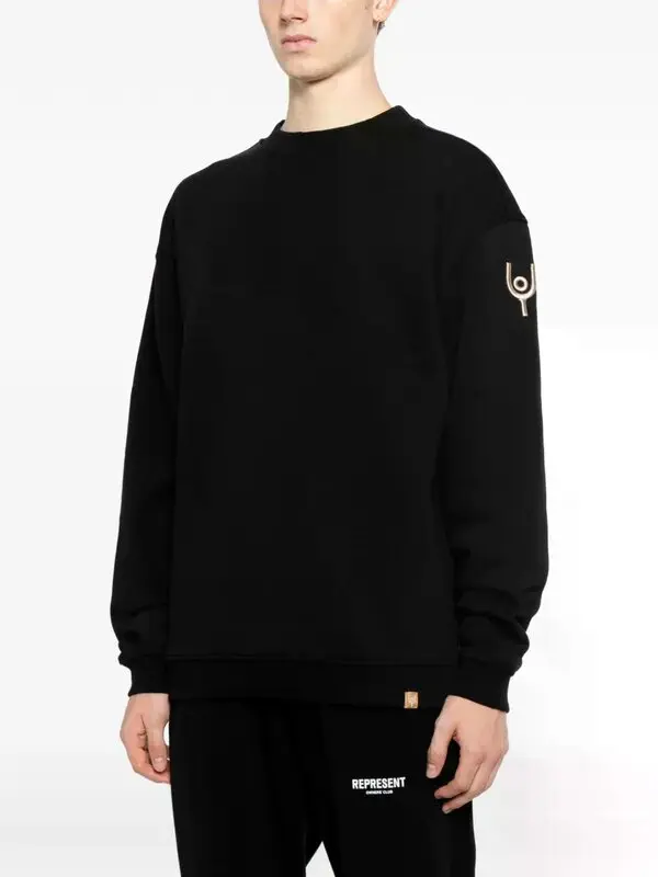 NOW YOU LIVE Peatling Embroidered Sweatshirt