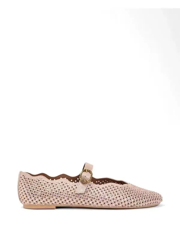 Kurt Geiger Buckle Embellished Flats - Pink