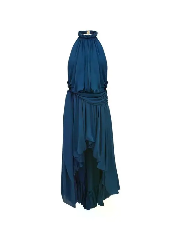 Zimmermann Alchemy Gathered Dress - Blue