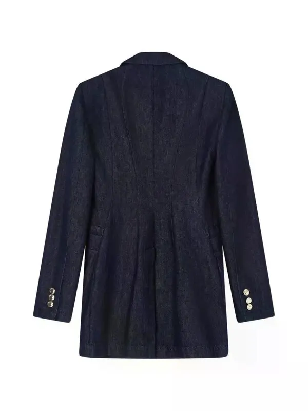 Emporio Armani Double-breasted Coat - Blue