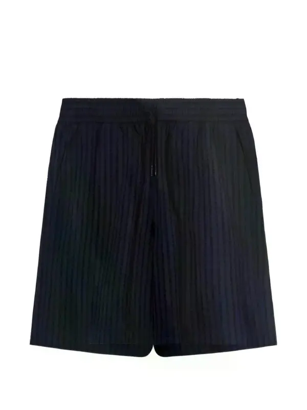 Emporio Armani Striped Swim Shorts - Blue