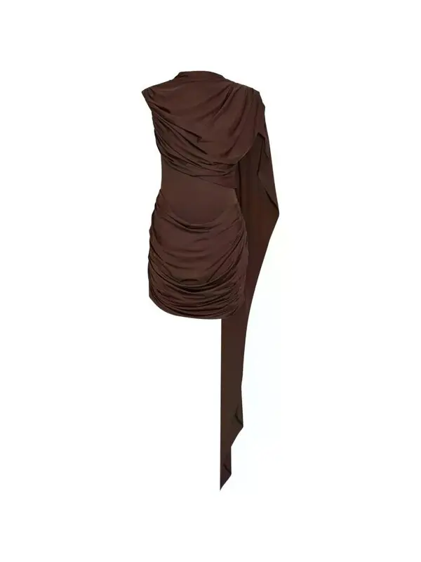 DE LA VALI Ravenna Draped Mini Dress