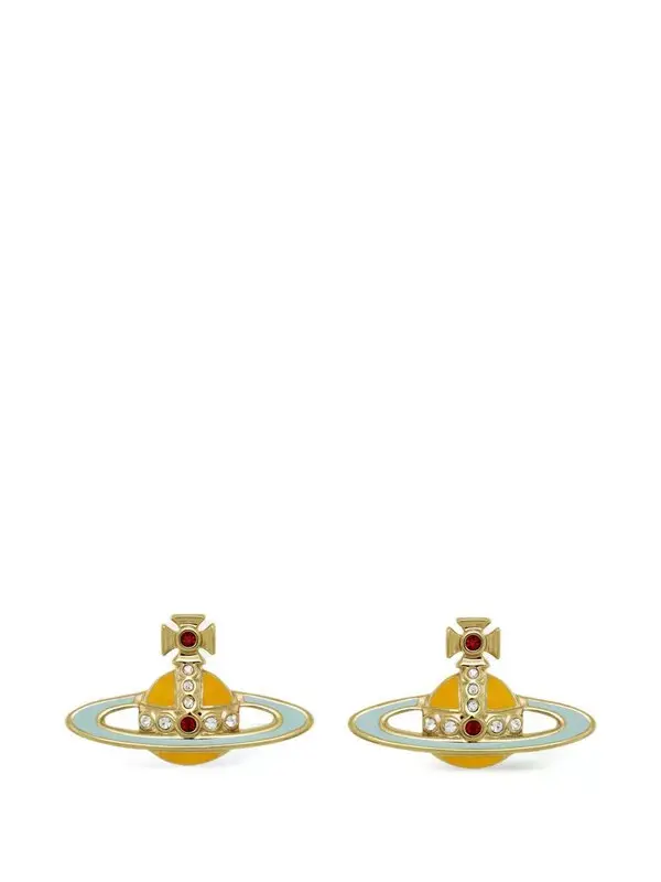 VIVIENNE WESTWOOD Small Neo Bas Relief Earrings - Gold