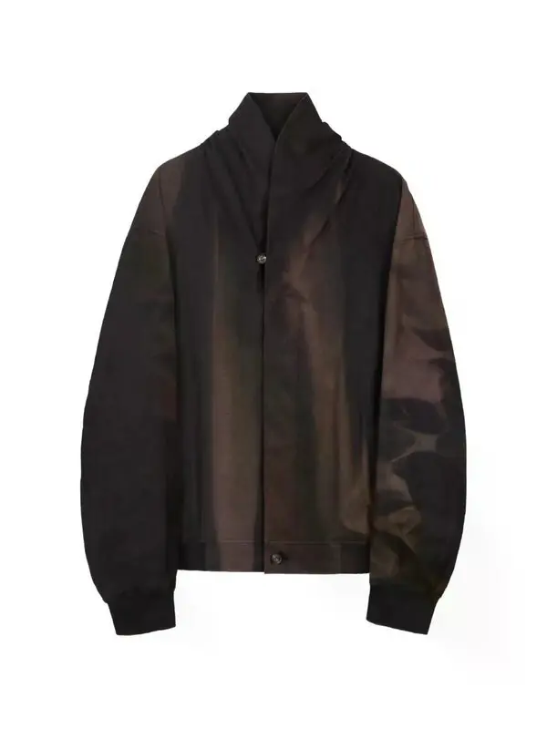 JIYONGKIM Shawl-collar Jacket - Brown