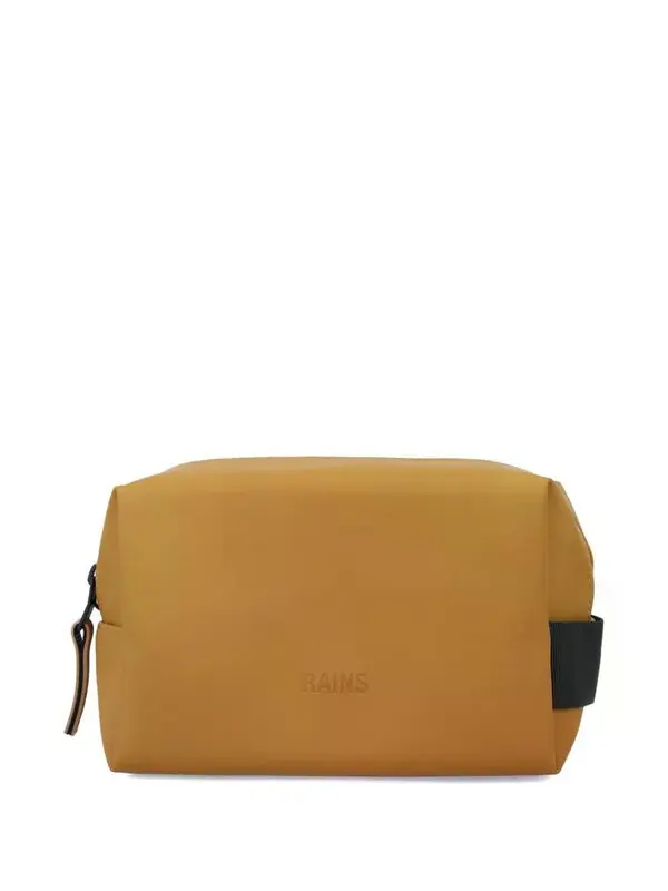 Rains Logo-embossed Wash Bag - Yellow