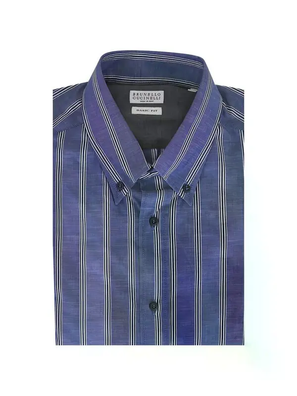 Brunello Cucinelli Striped Button-down Shirt