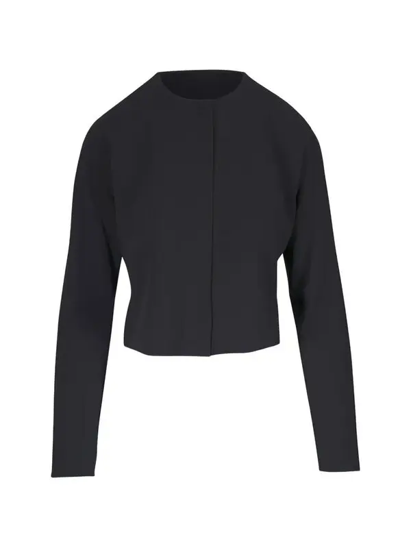 Lafayette 148 New York Crepe Jacket - Black
