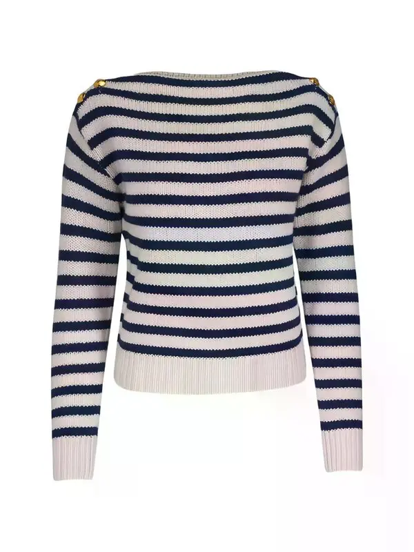 NILI LOTAN Tandy Striped Sweater - Neutrals