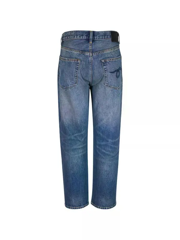 R13 Boyfriend Straight Leg Denim Trousers
