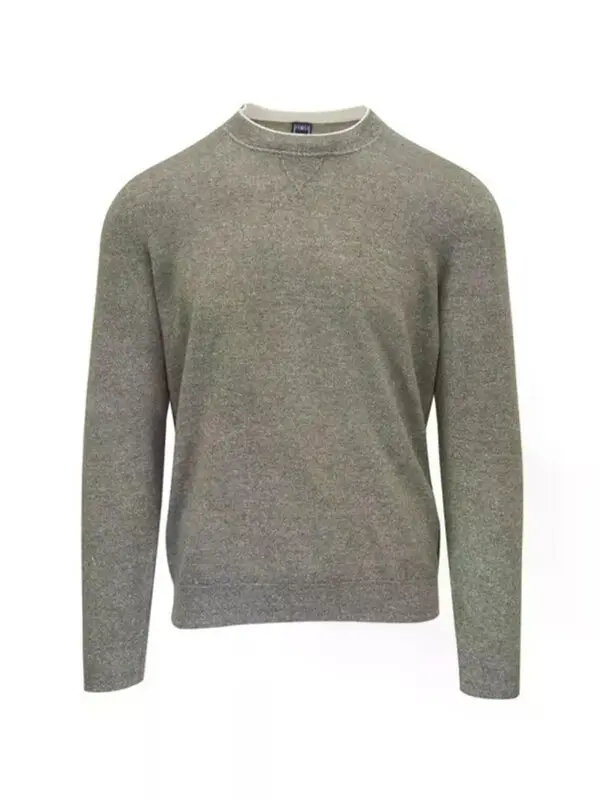 Fedeli Cashmere Crew Neck Sweater - Green