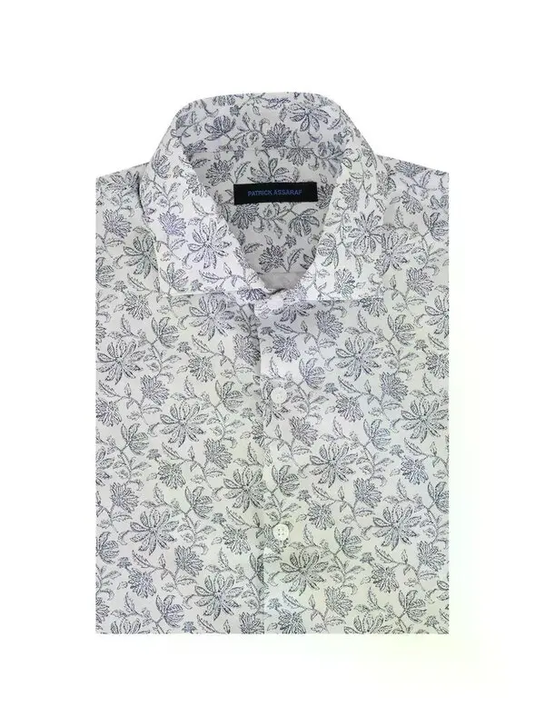 PATRICK ASSARAF Botanical-print Shirt