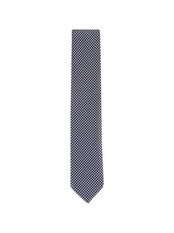 TOM FORD Patterned Neck Tie - Blue