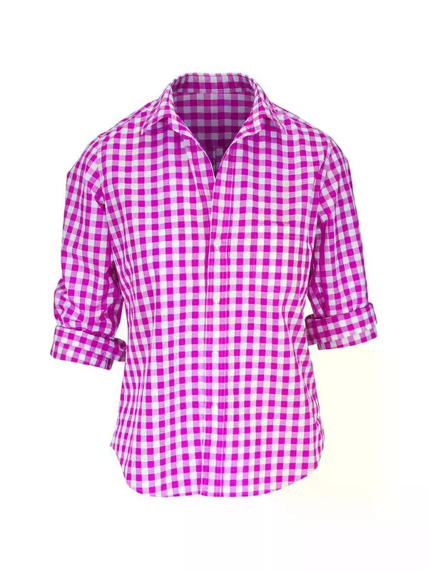 Frank & Eileen Gingham Shirt - Pink
