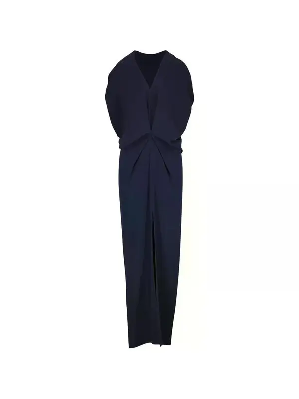 Zero + Maria Cornejo Miu V-neck Maxi Dress - Blue