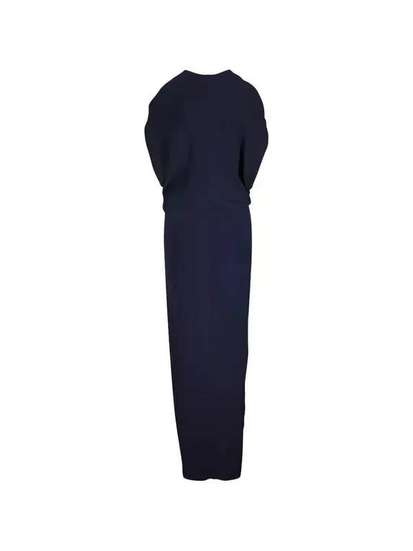 Zero + Maria Cornejo Miu V-neck Maxi Dress - Blue
