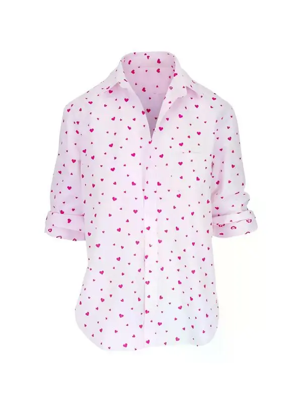 Frank & Eileen Eileen Heart-print Shirt
